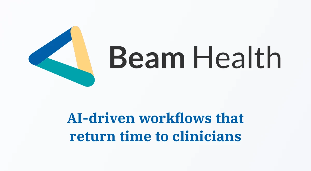 Beam Health | Less EMR time. More patient time.